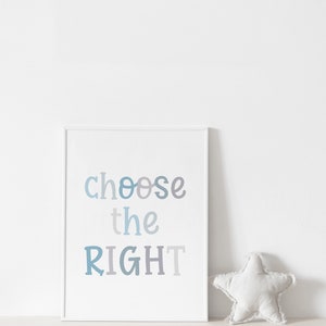 Choose the Right | LDS Quote | Lds Primary | Lds Primary Art | CTR | I ...