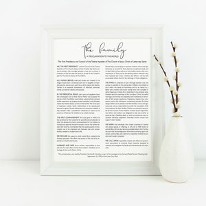The Family A Proclamation to the World | Families Are Forever | Family ...