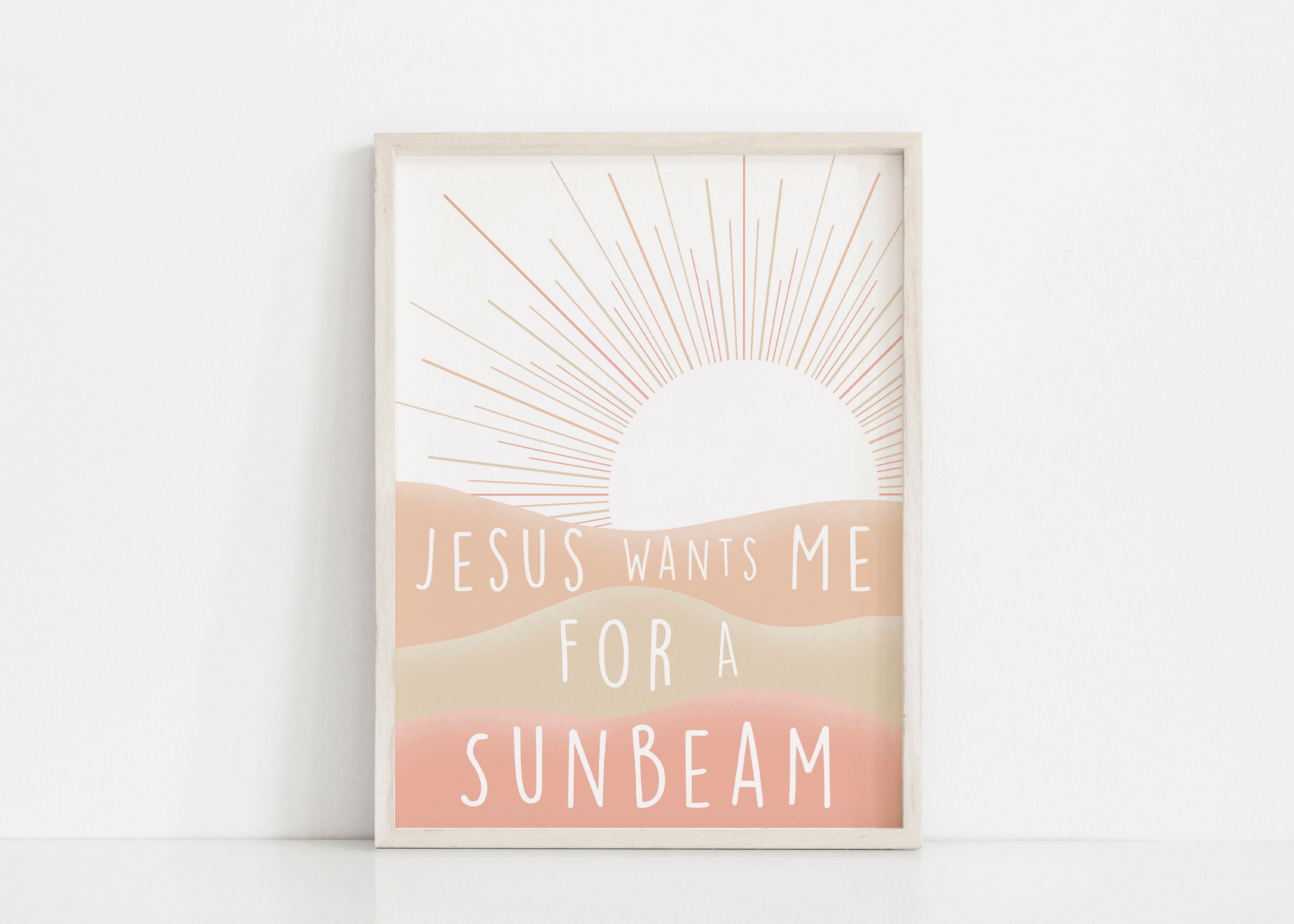 Sunbeam Quote Jesus wants me for a Sunbeam LDS Quote LDS | Etsy