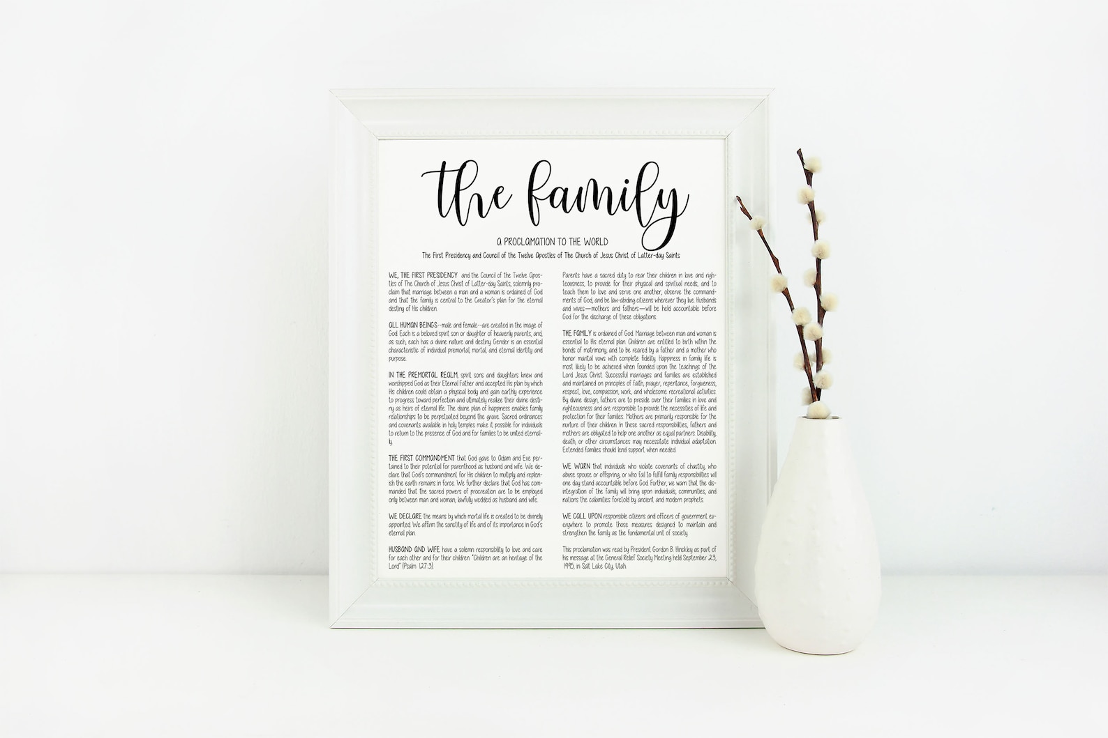 The Family A Proclamation to the World | Families Are Forever | Family ...