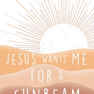 Sunbeam Quote | Jesus Wants Me for a Sunbeam | LDS Quote | LDS Primary ...