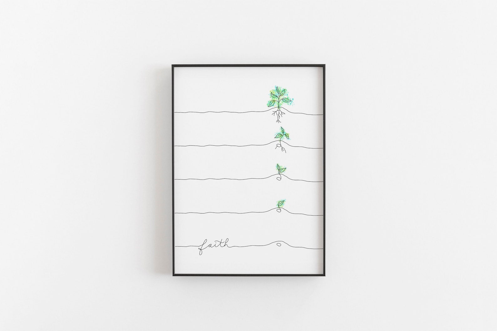 Faith is Like a Little Seed Faith Art Lds Quotes Book of - Etsy