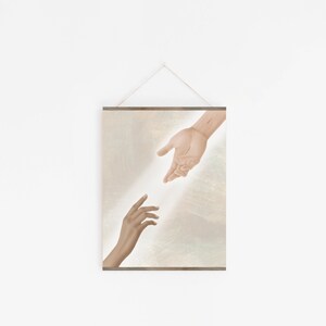 He Reaches My Reaching | Jesus Christ Hands | Jesus Painting | Peace in ...