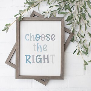 Choose the Right | LDS Quote | Lds Primary | Lds Primary Art | CTR | I ...