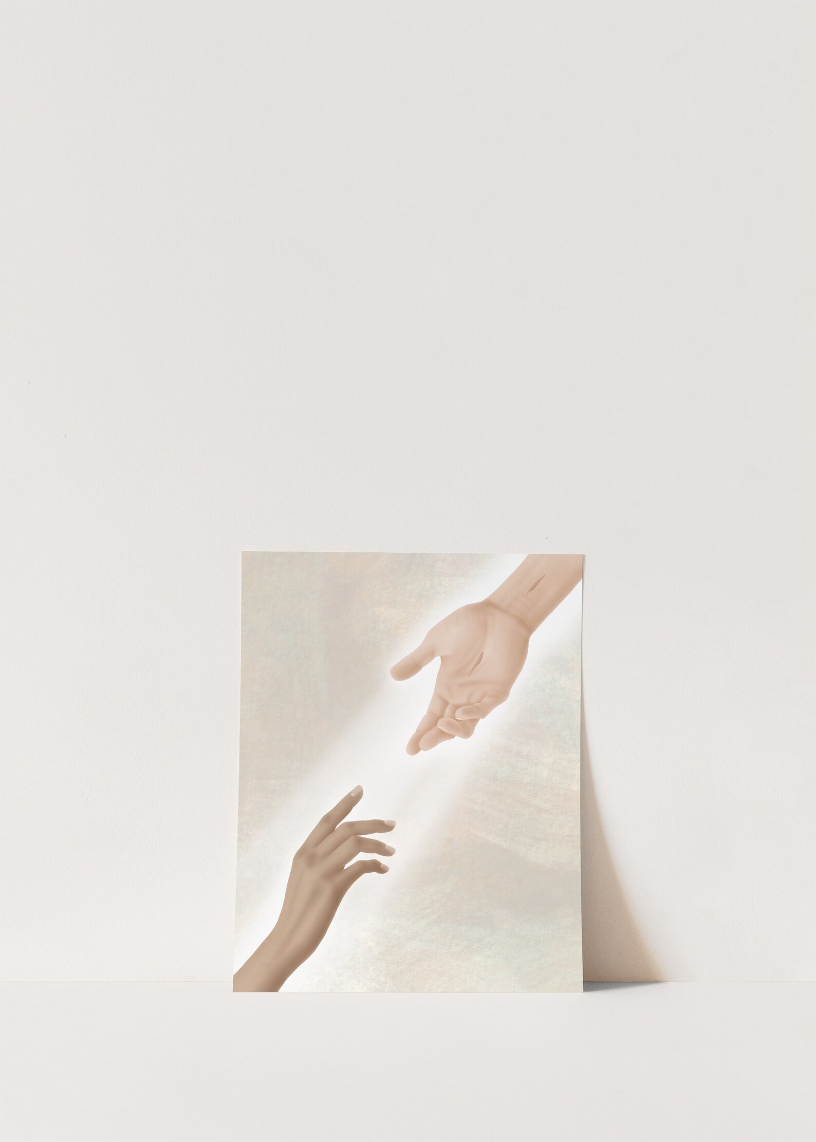 He Reaches My Reaching | Jesus Christ Hands | Jesus Painting | Peace in ...
