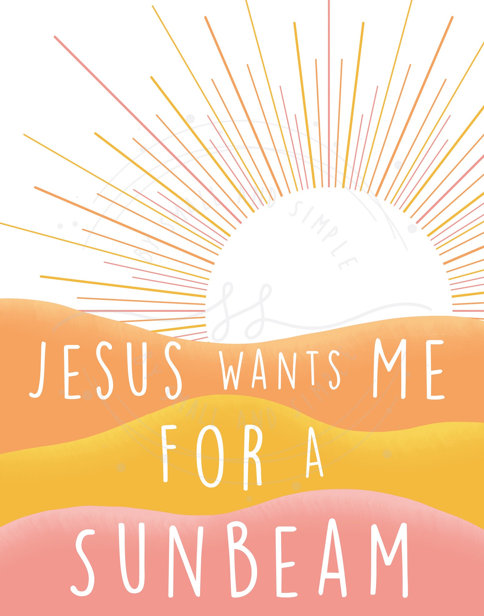 Sunbeam Quote Jesus Wants Me for a Sunbeam LDS Quote LDS - Etsy