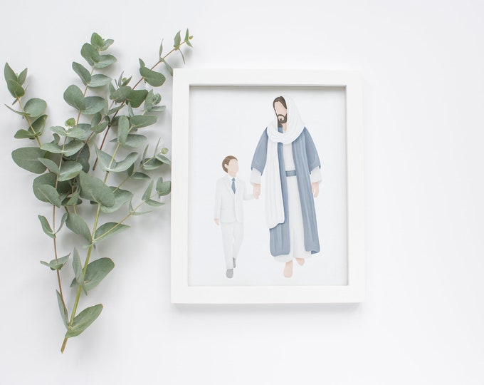 I Walk by Faith Lds Baptism I Am a Child of God Lds Baptism Gift Jesus ...