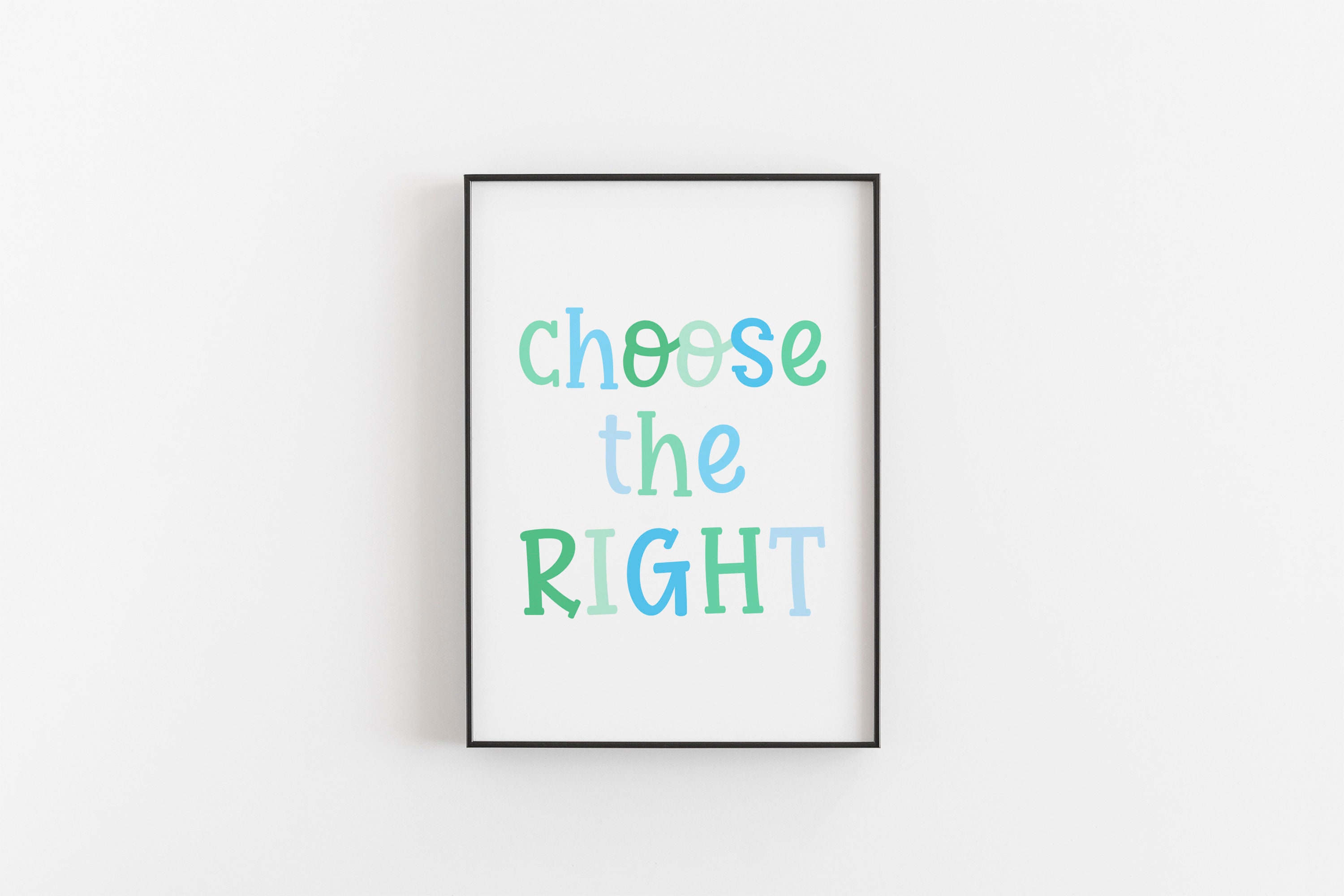Choose the Right | LDS Quote | Lds Primary | Lds Primary Art | CTR | I ...