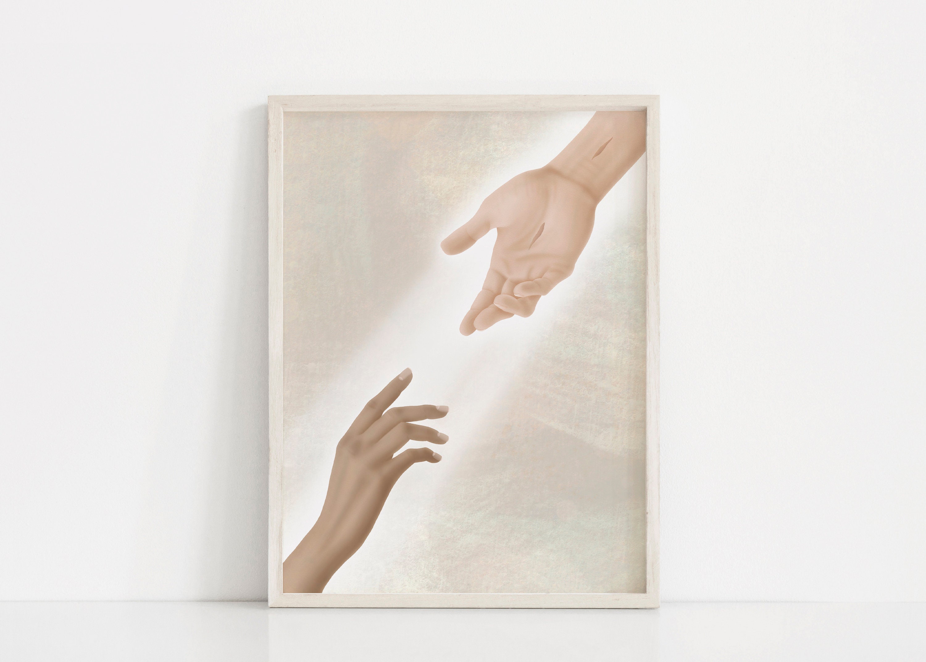 He Reaches My Reaching Jesus Christ Hands Jesus Painting - Etsy