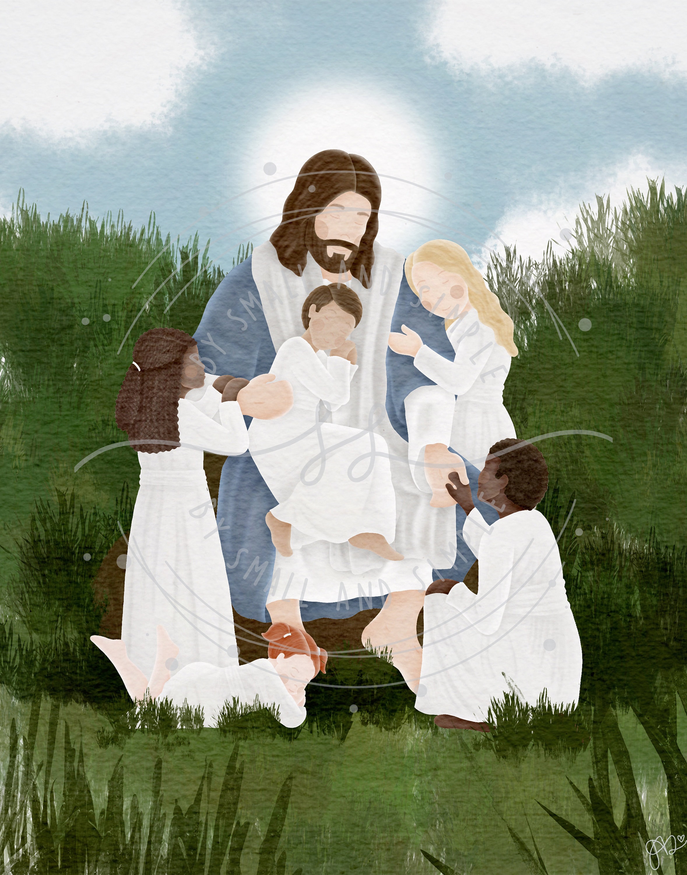 Children of God I Am a Child of God Jesus Painting LDS - Etsy