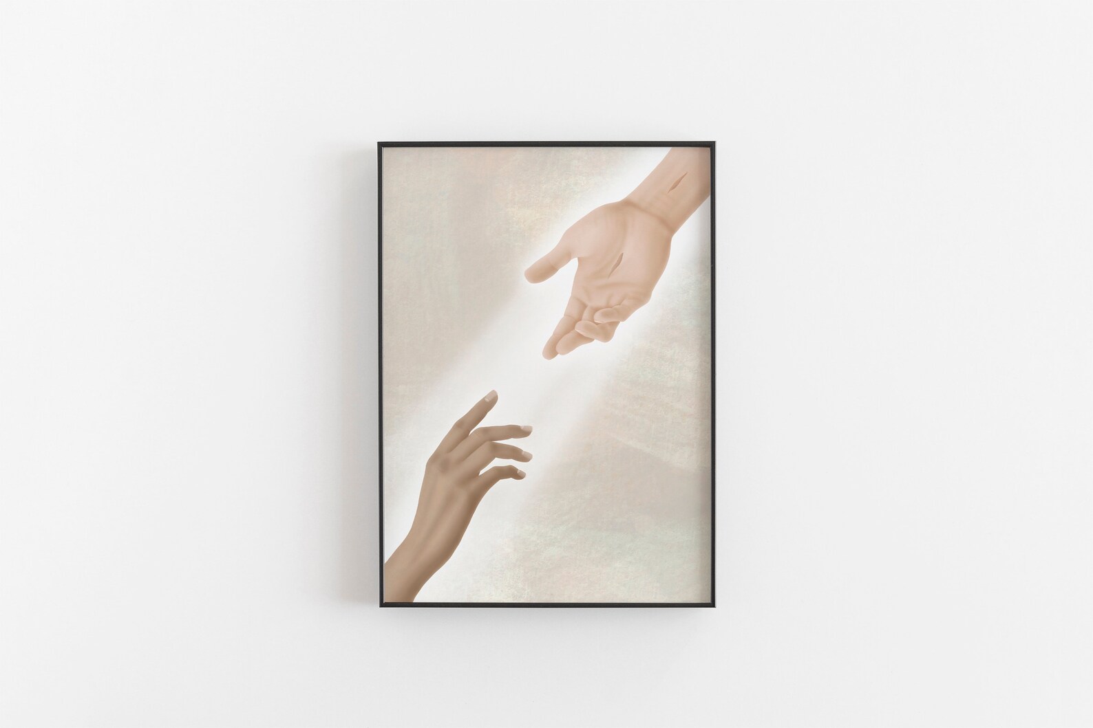 He Reaches My Reaching | Jesus Christ Hands | Jesus Painting | Peace in ...
