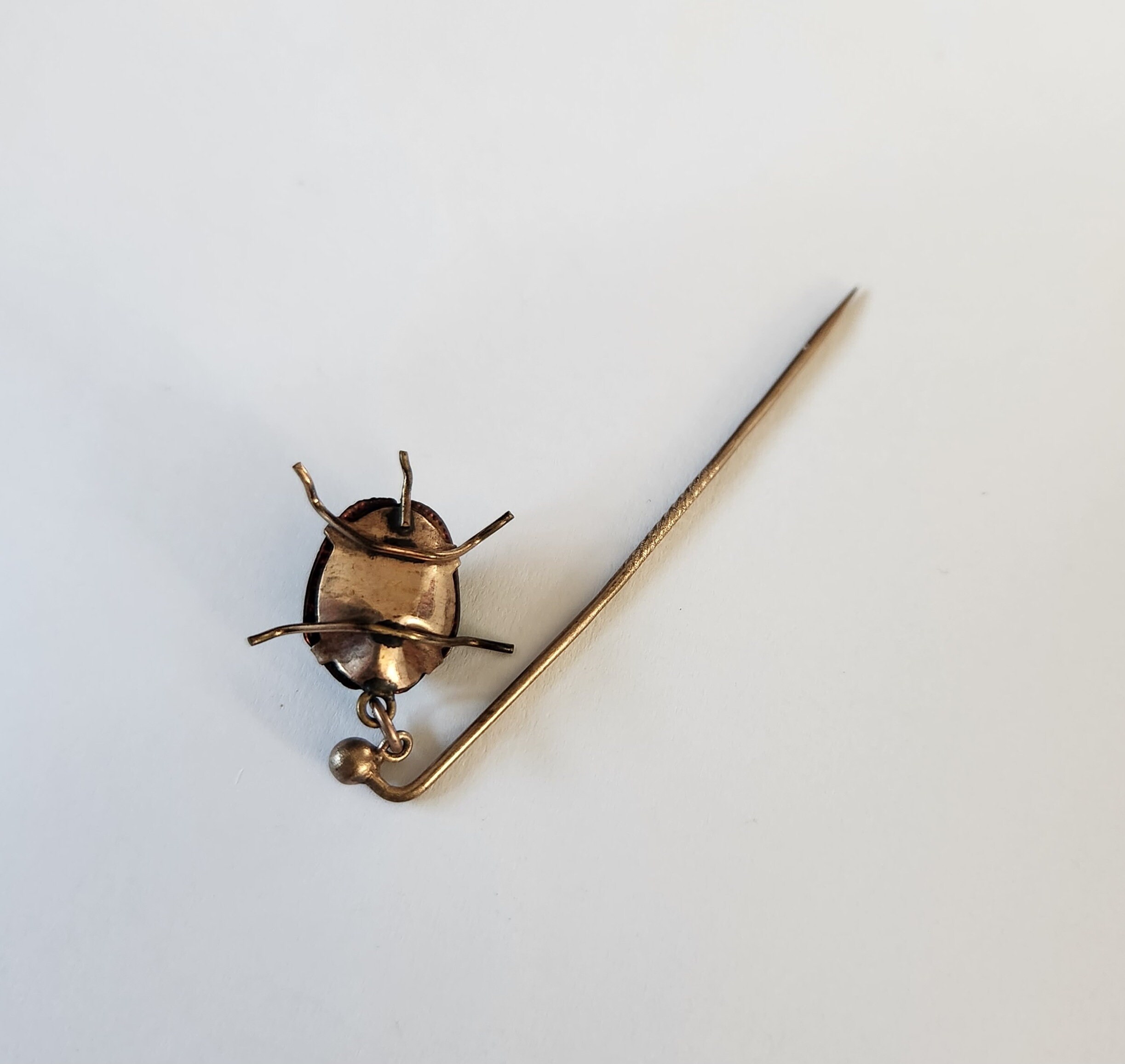 Antique Victorian Scarab Beetle Stick Pin - Etsy