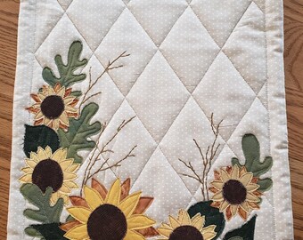 Sunflower Table Runner Pattern - Etsy