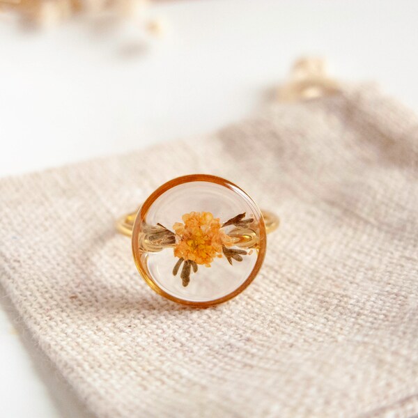 Real Flower Ring - Etsy