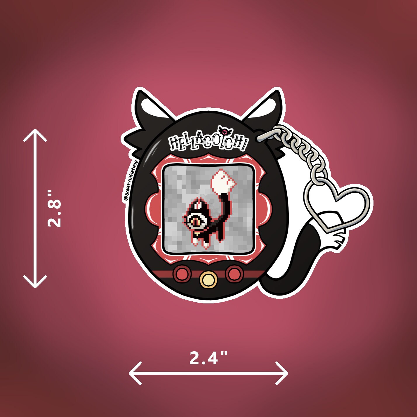 Hellagotchi Vinyl Sticker - Complete Collection | Keekee, Fat Nuggets ...