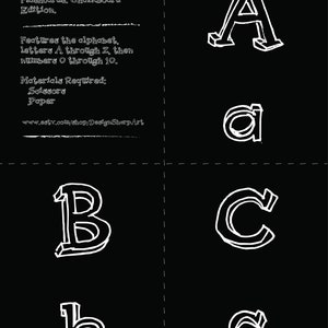 Printable Flashcards: Chalkboard Edition - Etsy