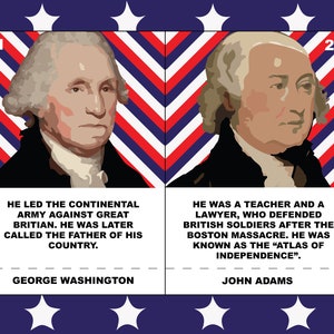 Printable USA Presidents Flashcards: Washington Through Biden | United ...