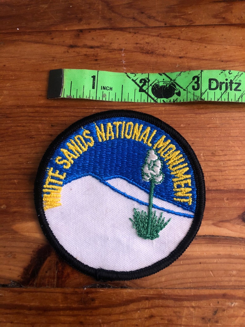 White Sands National Monument Vintage Patch - Etsy