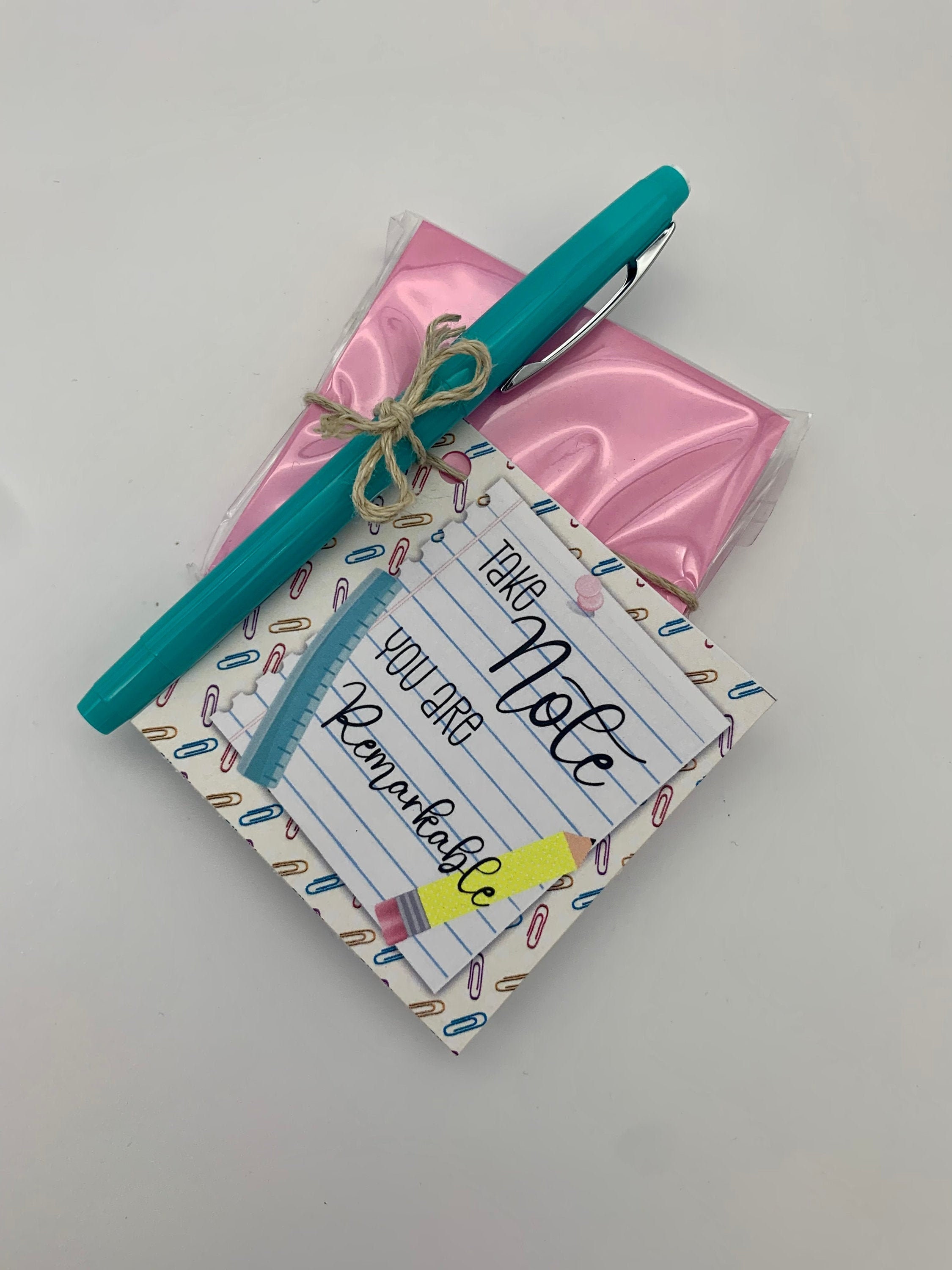 Take Note You Are Remarkable Teacher Appreciation Printable | Etsy