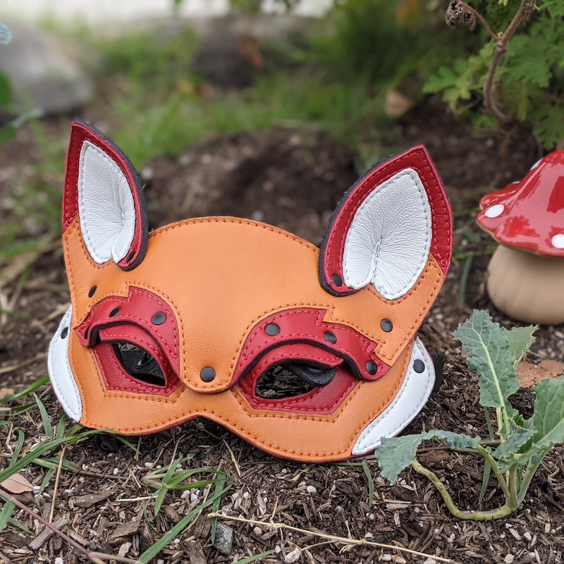 Furry Fox Mask - Etsy