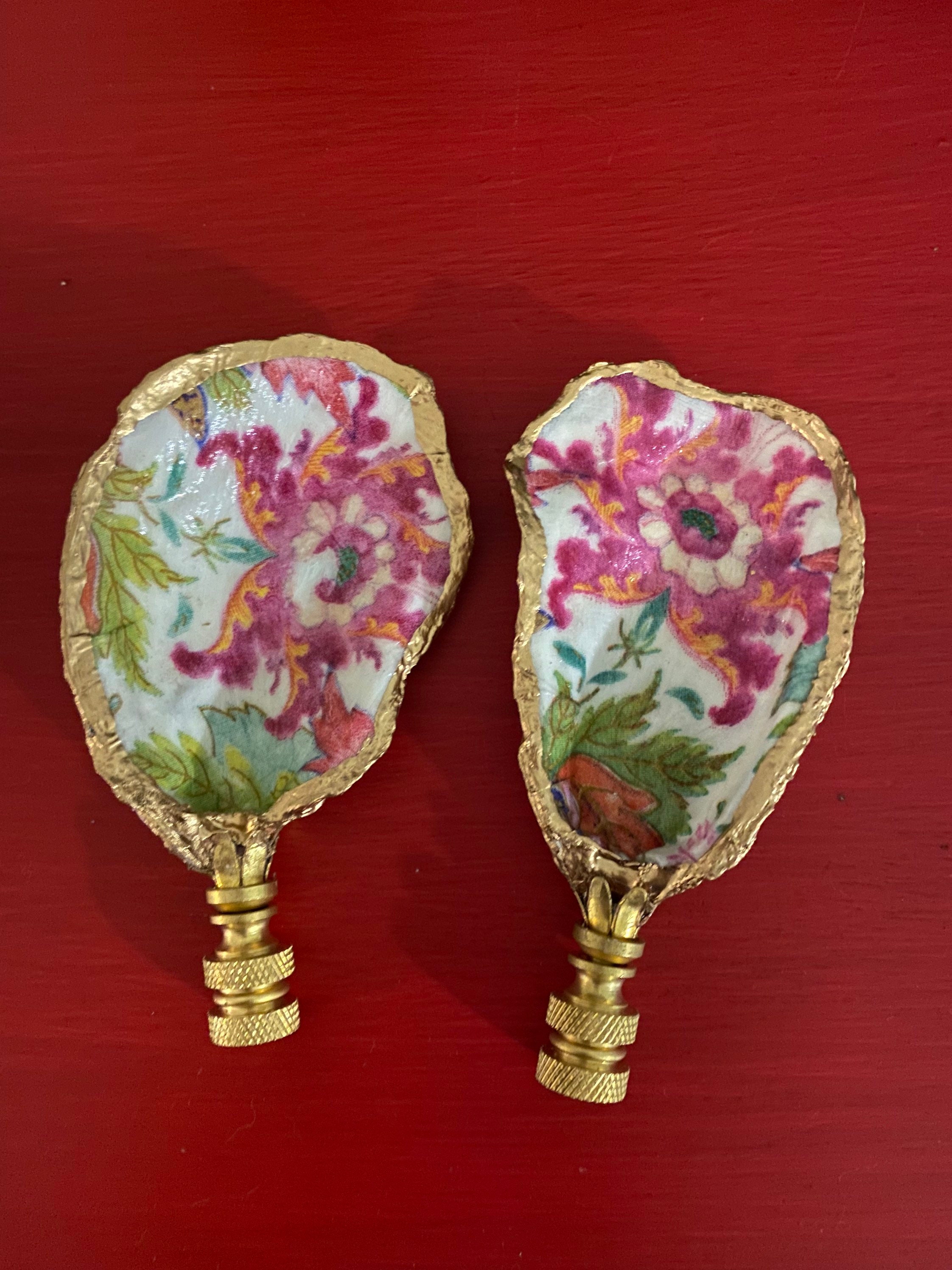 Custom Made Oyster Shell Finial - Etsy