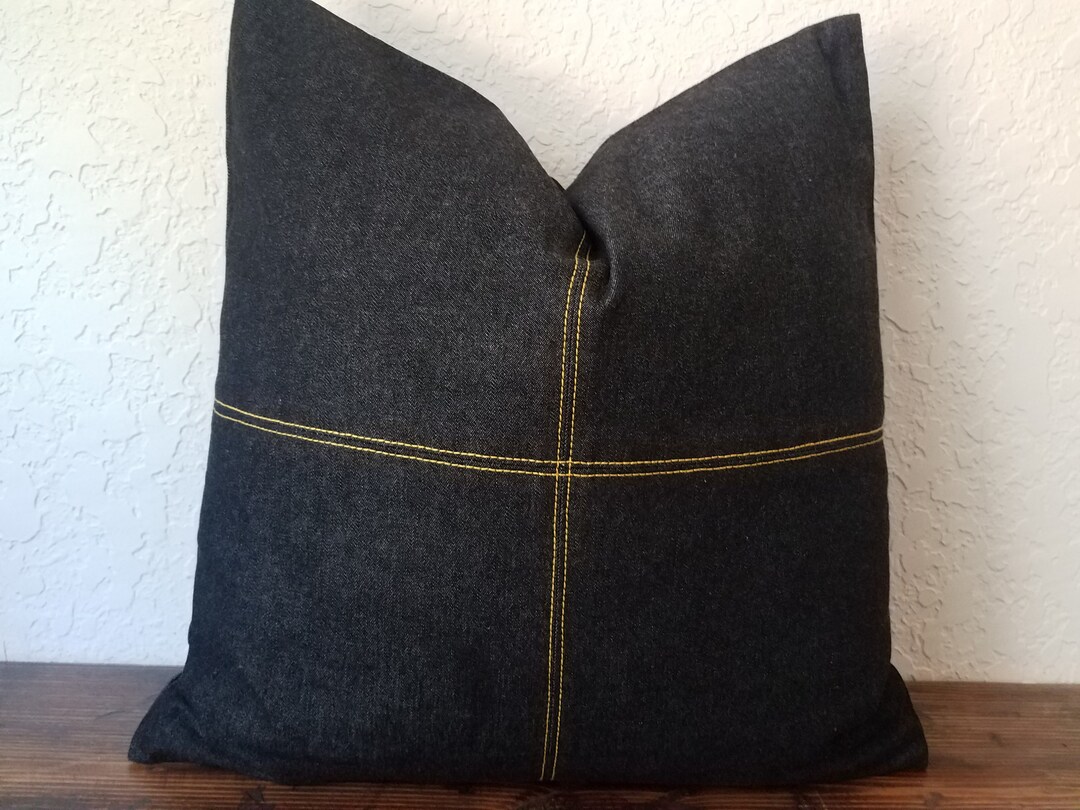 Denim Pillow Covers, Throw Pillow Covers, Denim Throw Pillows ...