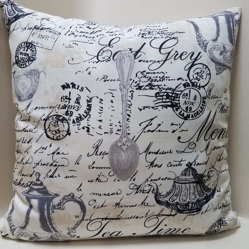French Script Pillow - Etsy