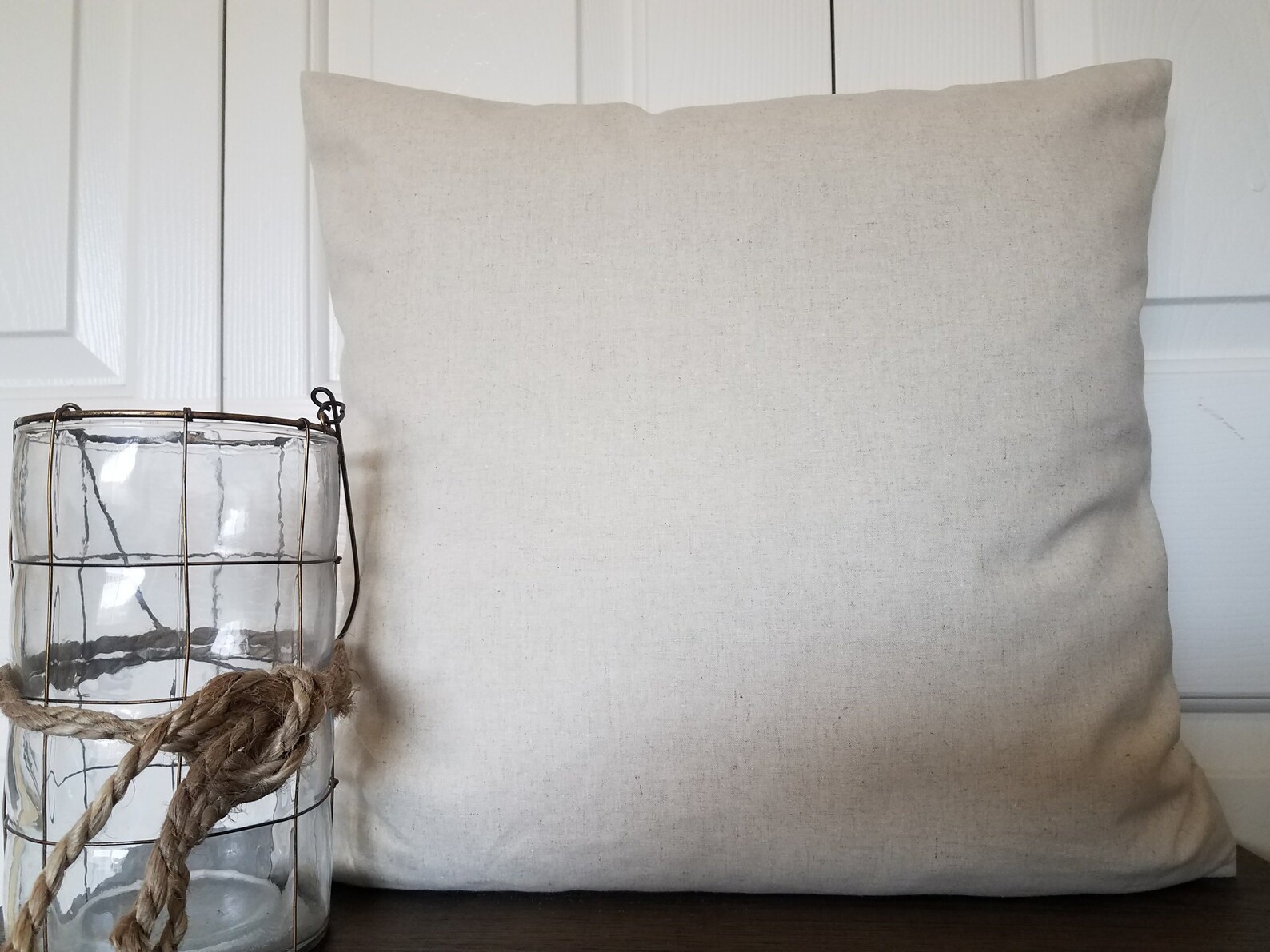 Solid Linen Pillow Covers Country Pillow Cover Farmhouse - Etsy