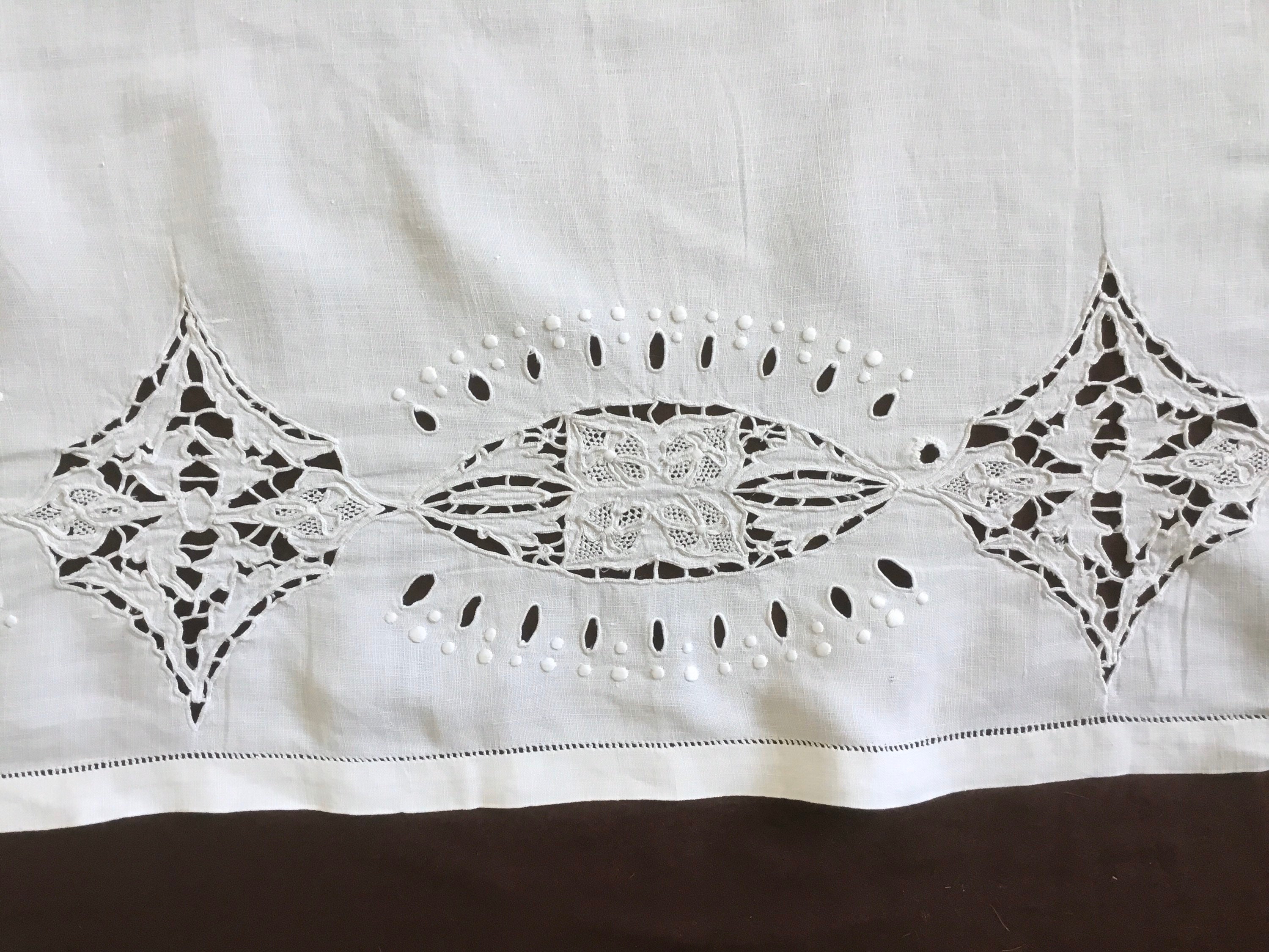 Chimney Rug Buffet Rug Special Antique Hand-embroidered Linen | Etsy