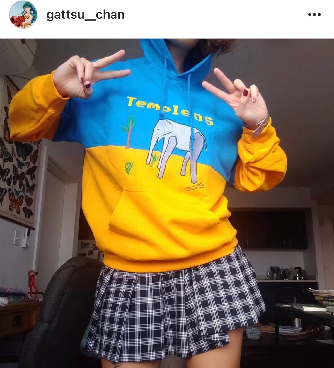 Cut&sew Templeos Realistic Elephant Hoodie - Etsy