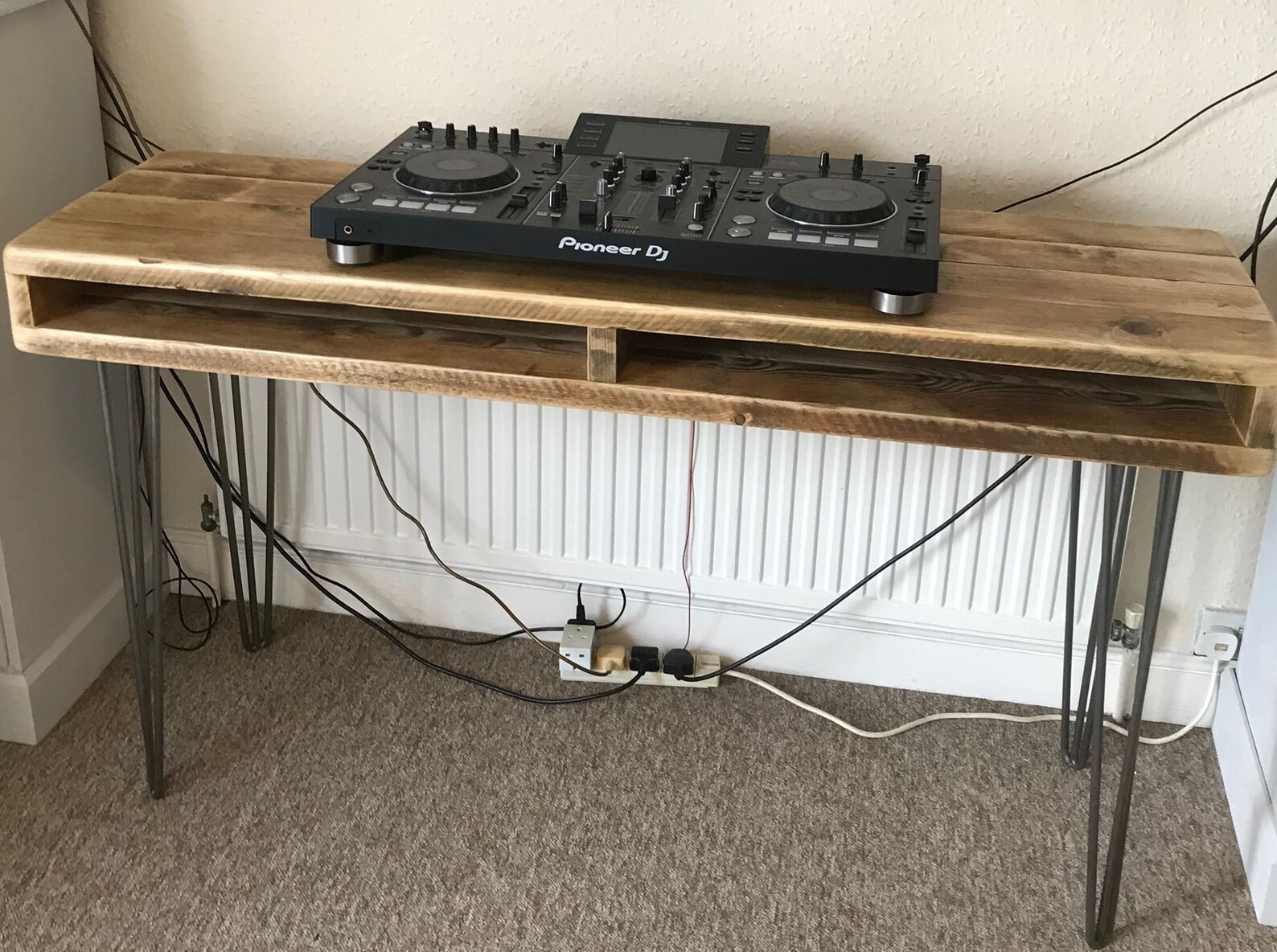 Rustic Industrial DJ Deck Stand / Media Unit Constructed From - Etsy UK