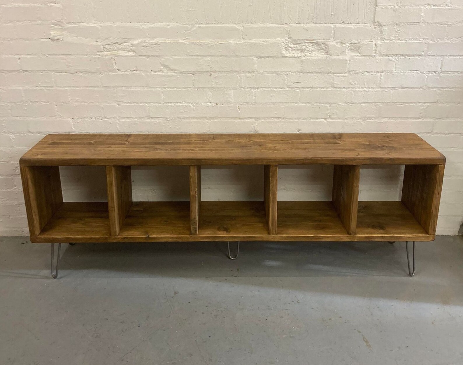 Rustic Vinyl Record Storage Unit Constructed From Reclaimed - Etsy UK