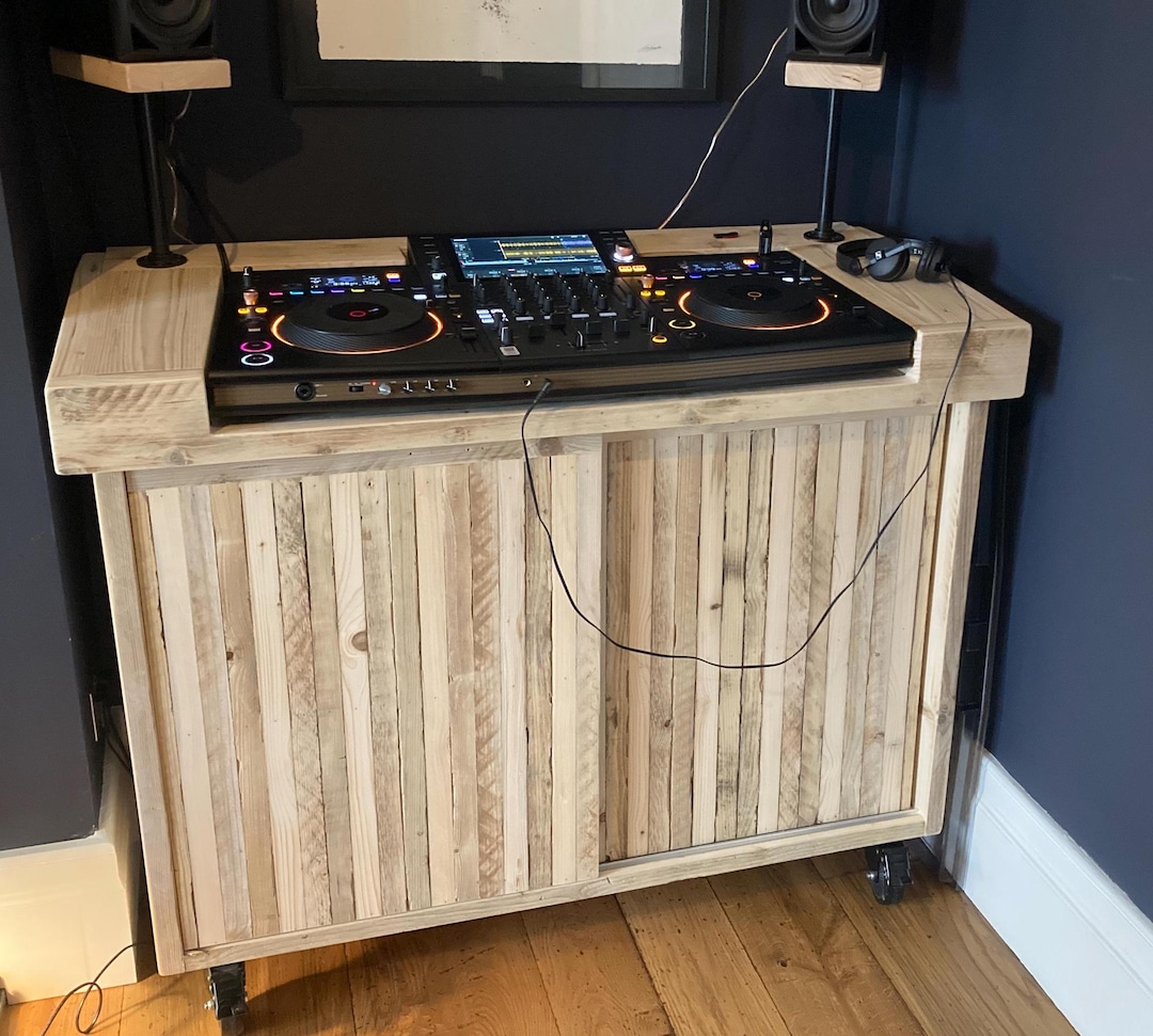 Custom DJ Cabinet Unit for DJ Controllers Opus Quad Pioneer Denon Etc ...