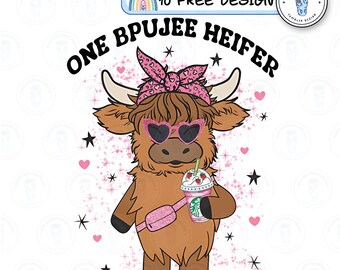 Heifer Valentine Png, Highland Cow Valentine Png, Valentine Day Western ...