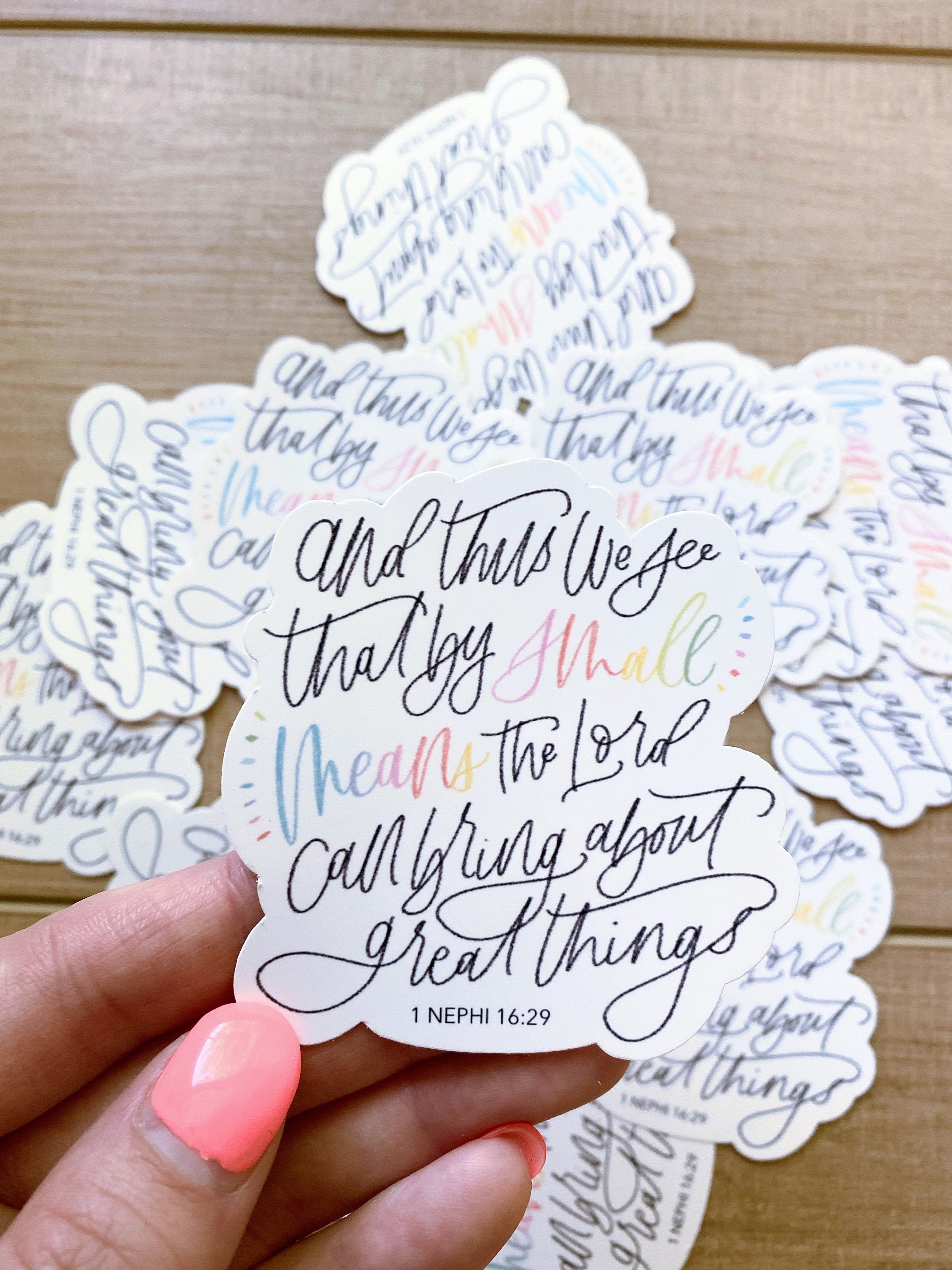 1 Nephi Book of Mormon Scripture Sticker - Etsy