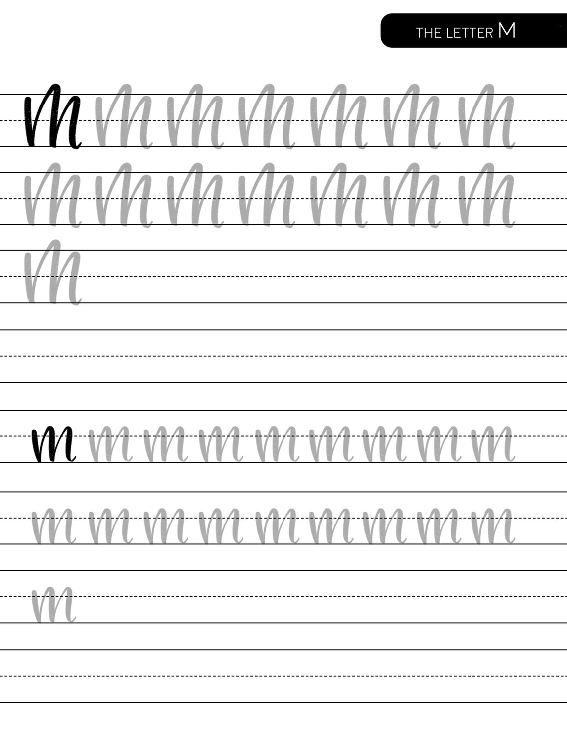 PDF Lettering Guide How to Letter Lettering Kit Lettering | Etsy