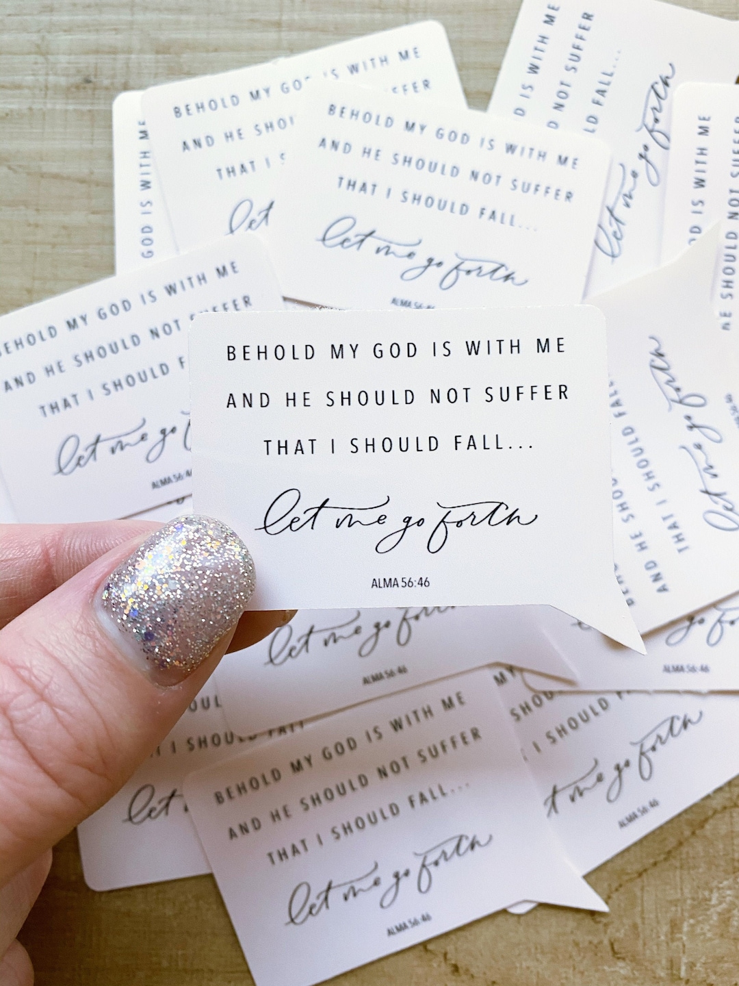 Book of Mormon Scripture Sticker, Waterproof, LDS, Vinyl, Hydroflask ...