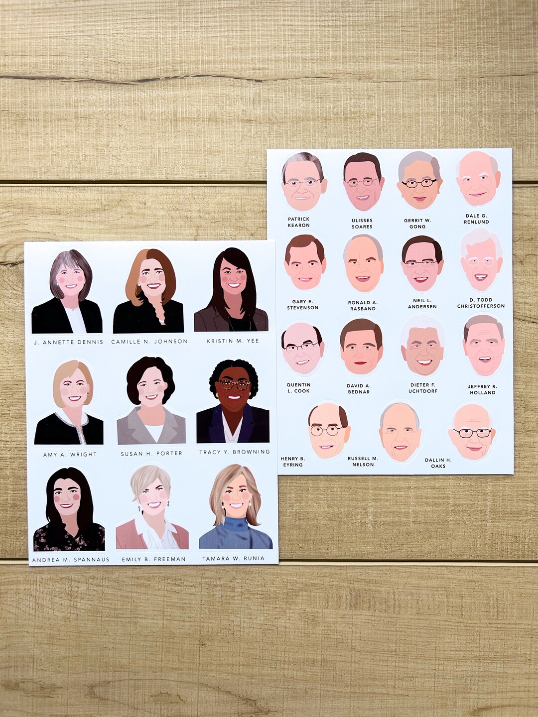 2024 LDS General Authority Stickers - Etsy