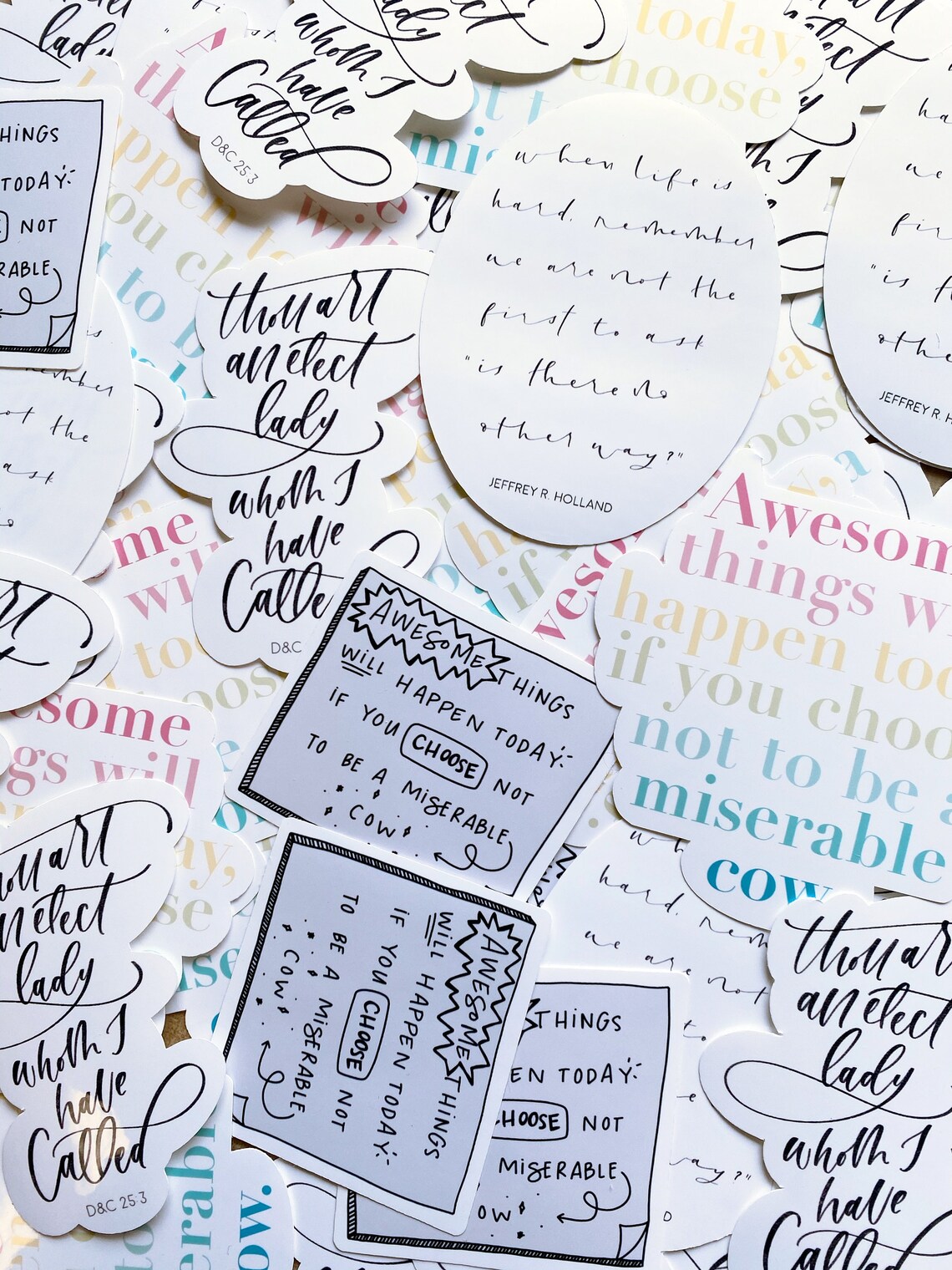 Book of Mormon Scripture Sticker Waterproof LDS Vinyl - Etsy