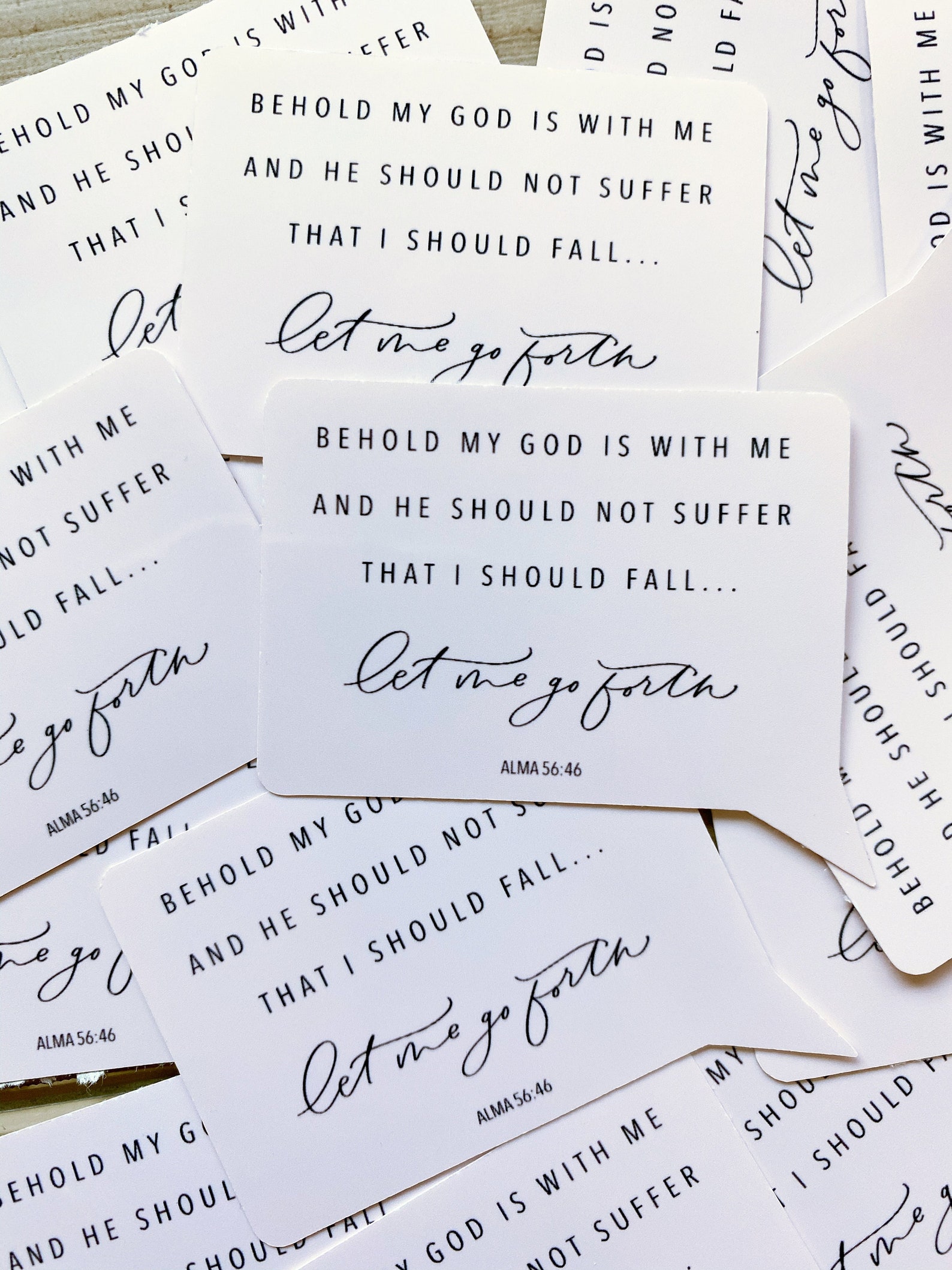 Book of Mormon Scripture Sticker Waterproof LDS Vinyl - Etsy