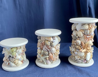 Handmade Shell Candle Holders - Etsy