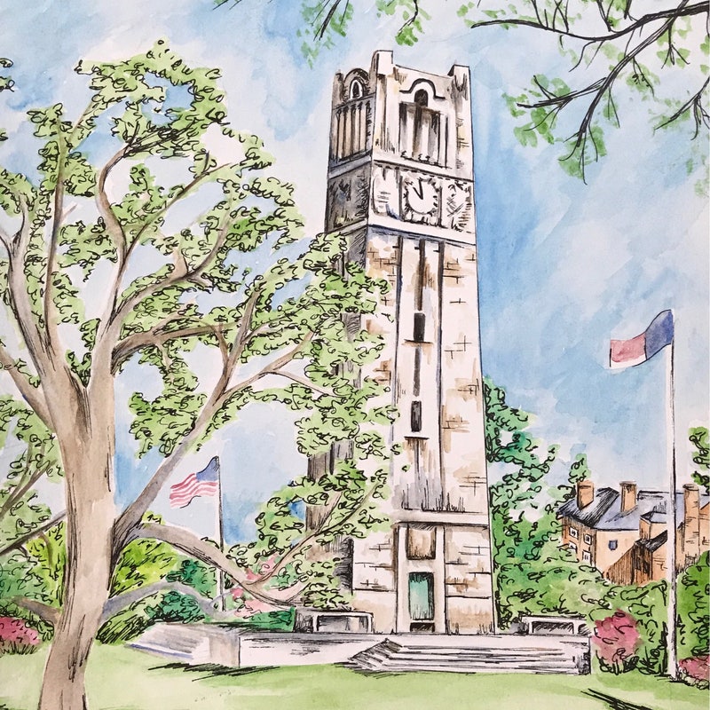 Watercolor State - Etsy