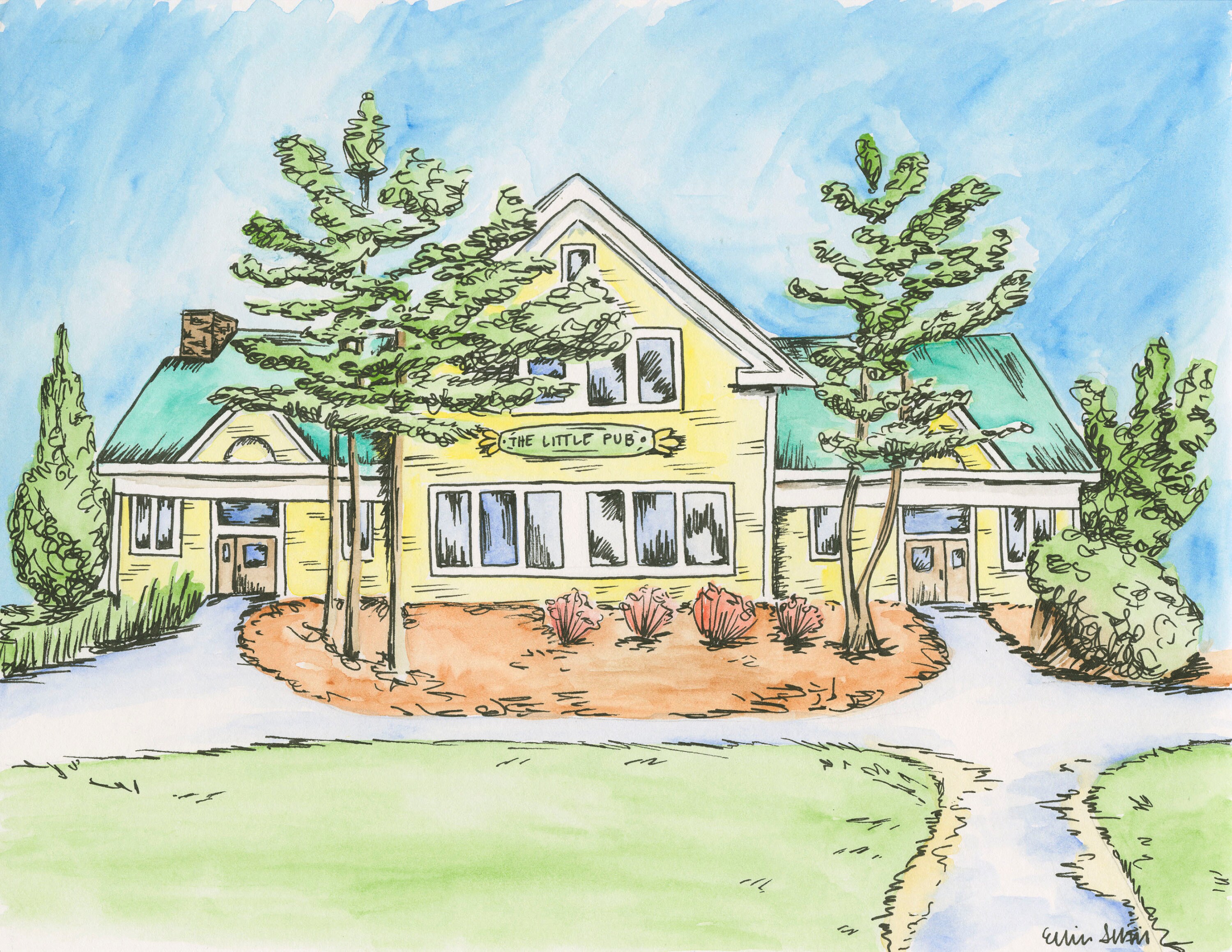 Hamilton College Watercolor Prints - Etsy