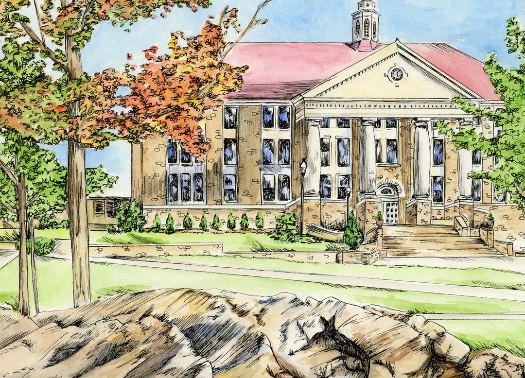 James Madison University- JMU Watercolor Print - Etsy