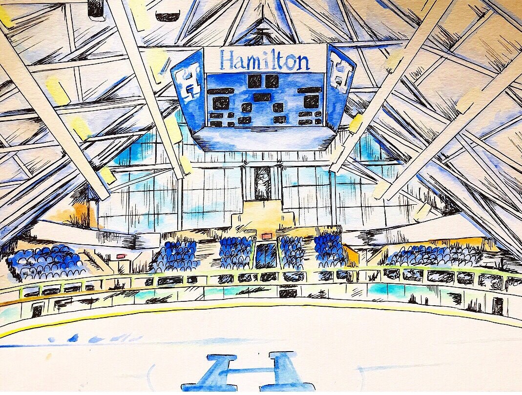 Hamilton College Watercolor Prints - Etsy