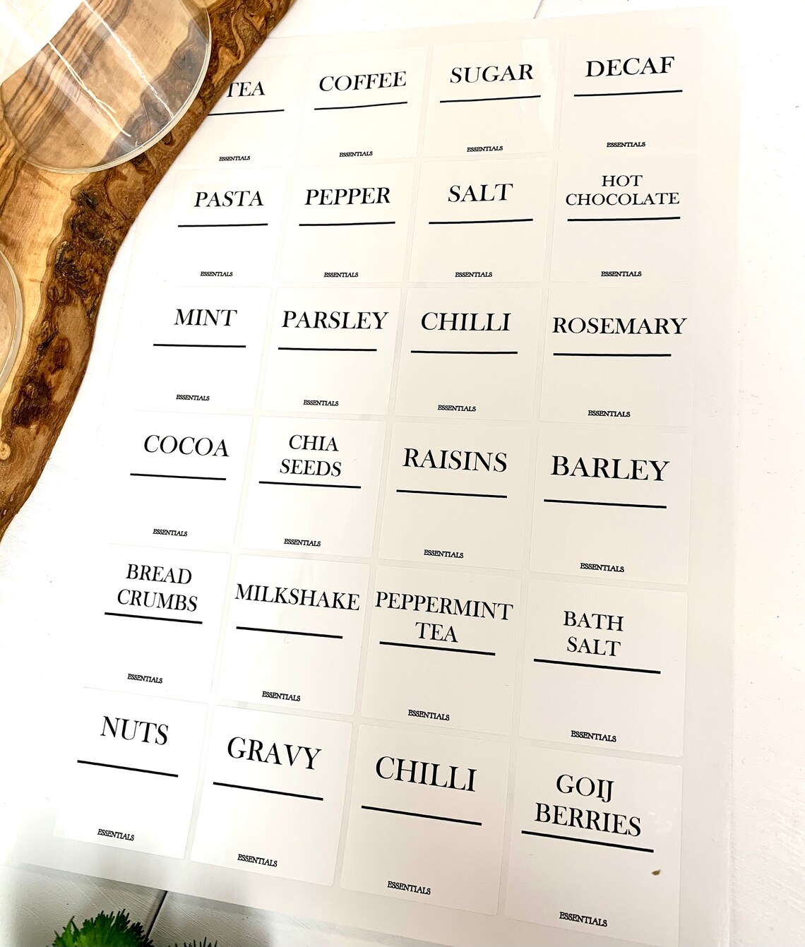 Personalised Labels Custom White Label Bathroom/kitchen - Etsy UK