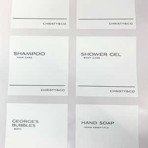 Personalised Labels, Custom White Label Collection Bathroom/kitchen ...