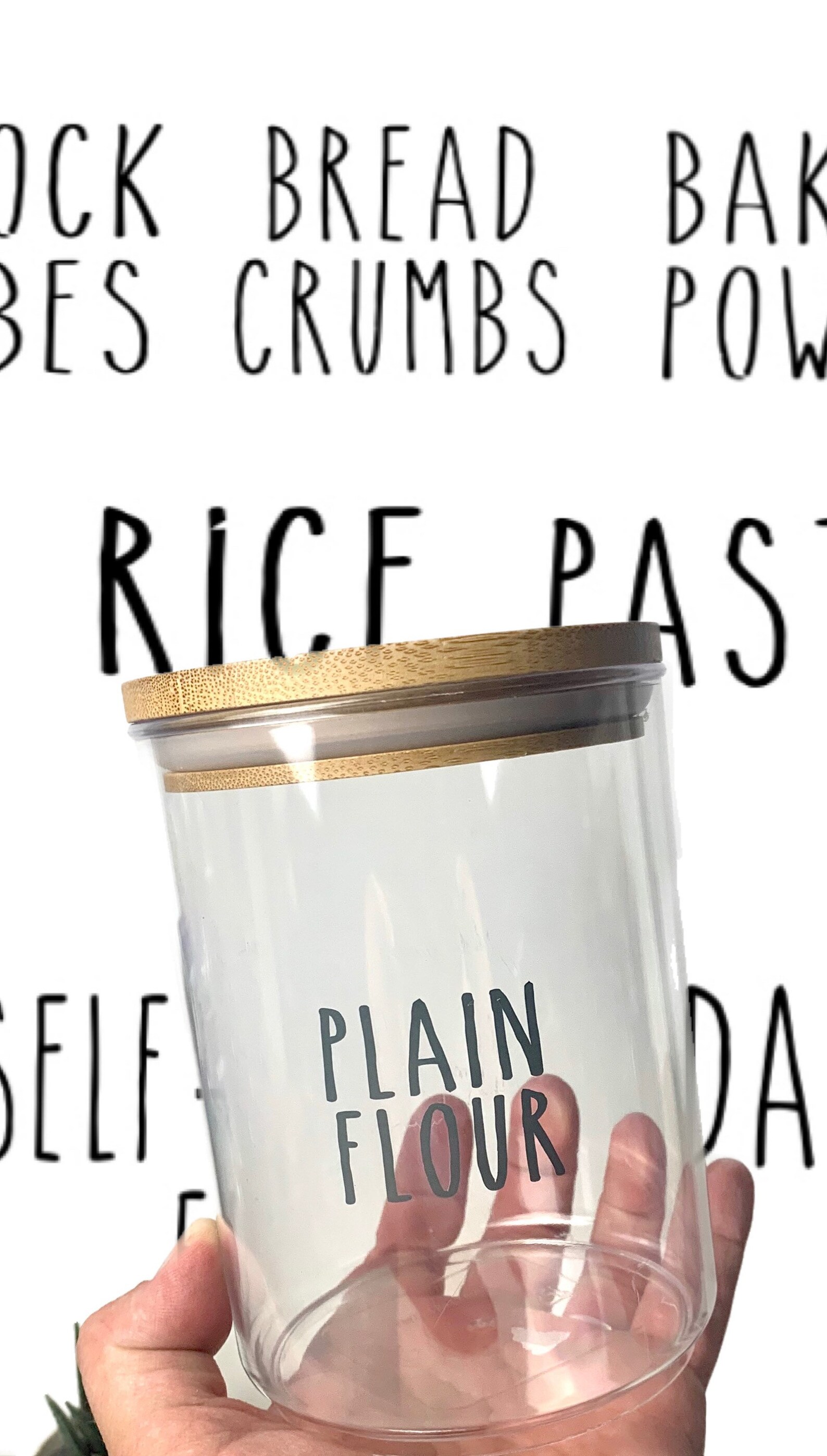 Pantry Labels Kitchen Storage Labels Organisation Stickers | Etsy