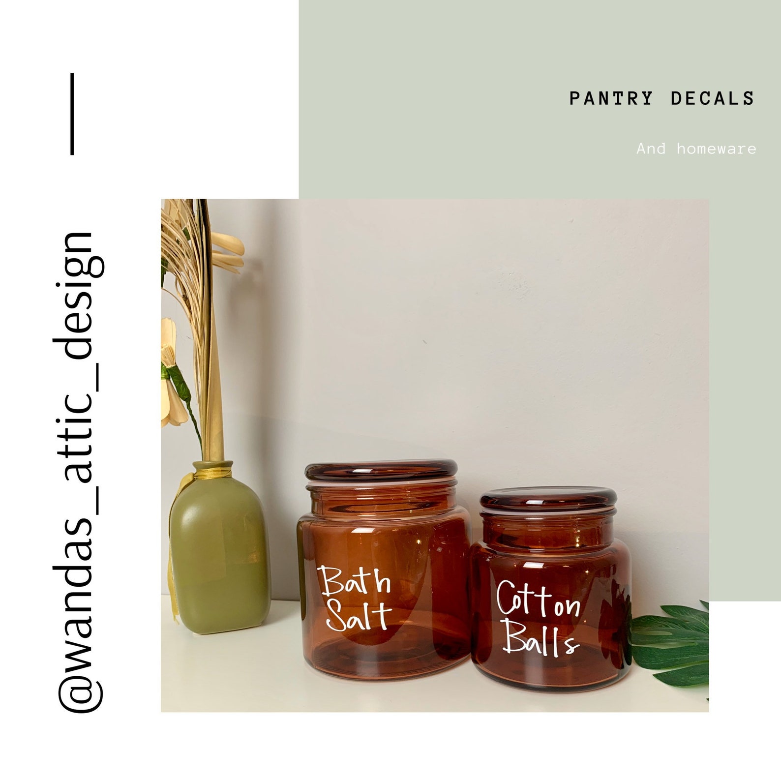 Pantry Labels Kitchen Storage Labels Organisation Stickers | Etsy