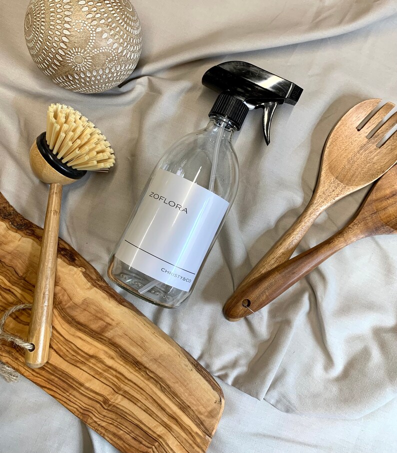 Amber & Clear Cleaning Spray Bottle Kitchen Spray Amber - Etsy